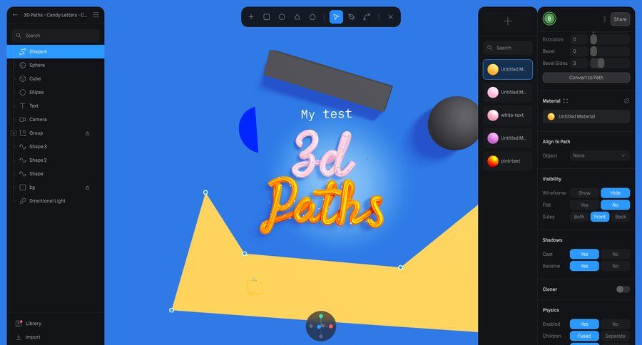 Spline page examples | Nicelydone