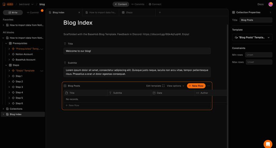Basehub Page Examples Nicelydone 