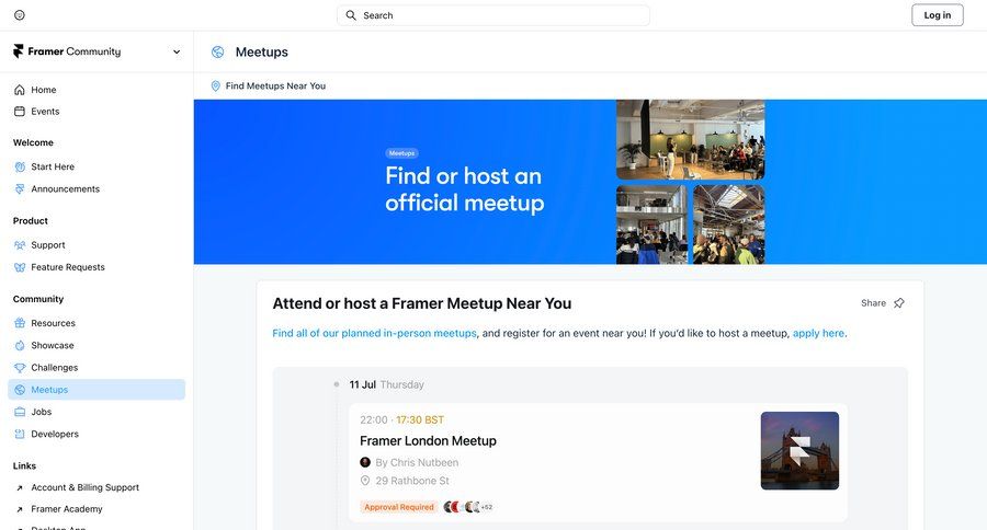 Framer UI screen examples | Nicelydone