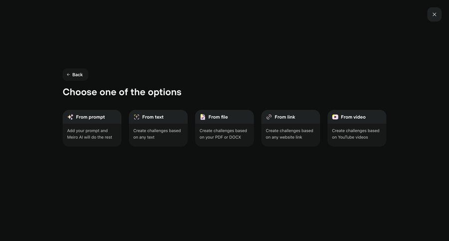 Meiro UI screen examples | Nicelydone