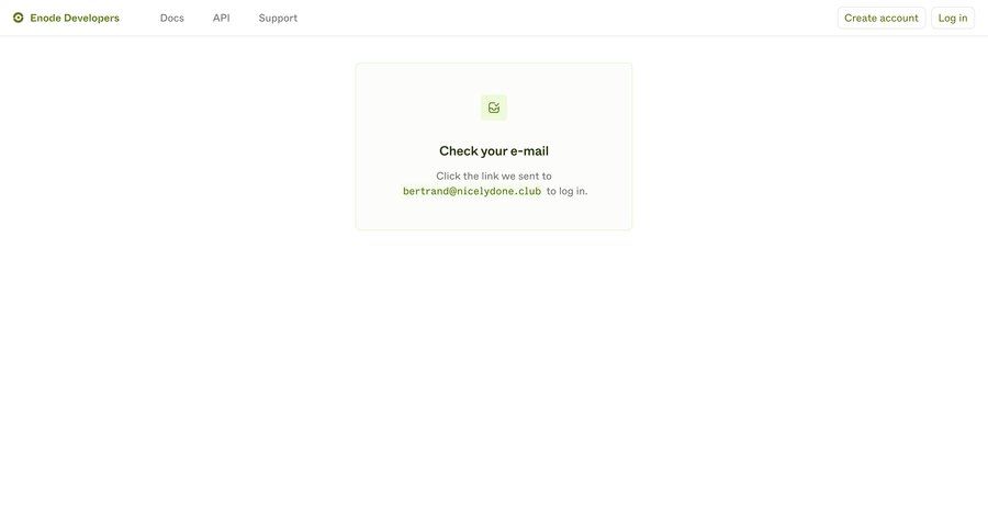 Enode page examples | Nicelydone