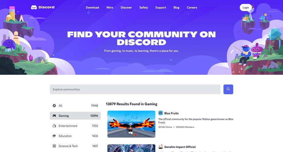 Discord UI screen examples | Nicelydone