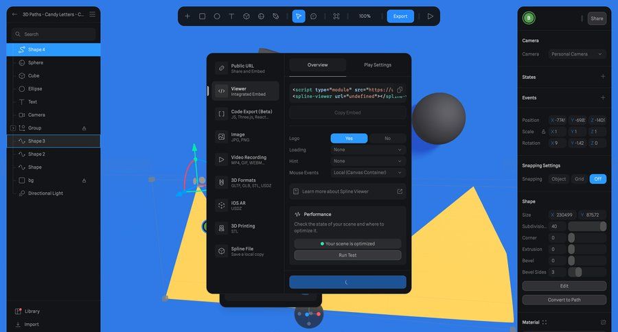 Spline page examples | Nicelydone