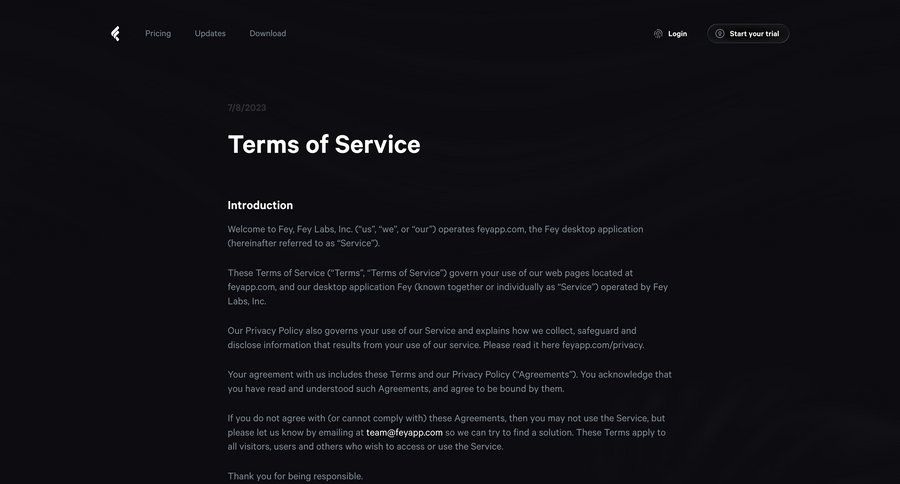 Fey UI screen examples | Nicelydone