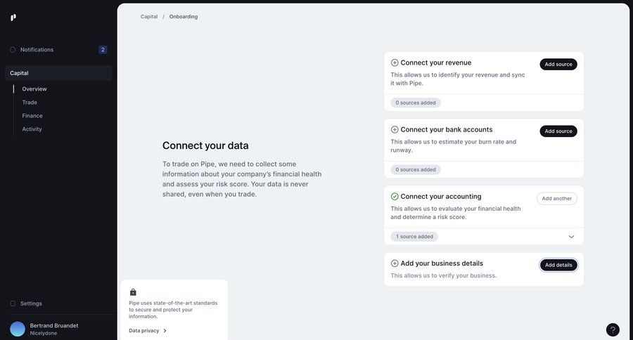 Pipe page examples | Nicelydone