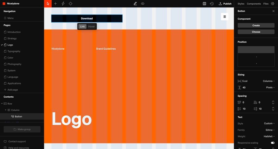 Standards page examples | Nicelydone