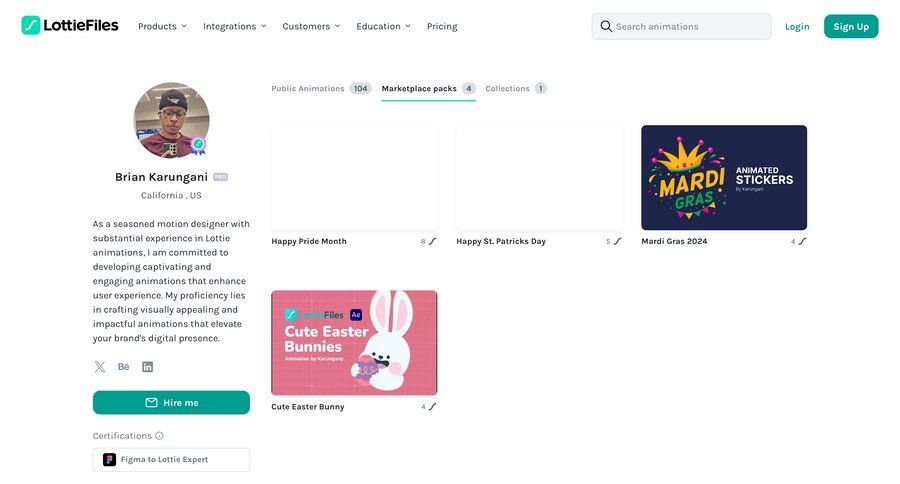 Profile page design examples from Web apps