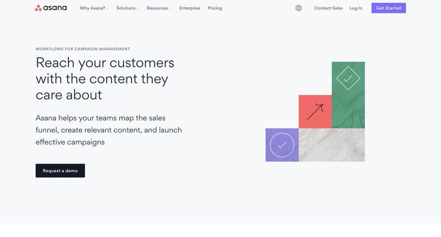 Asana UI screen examples