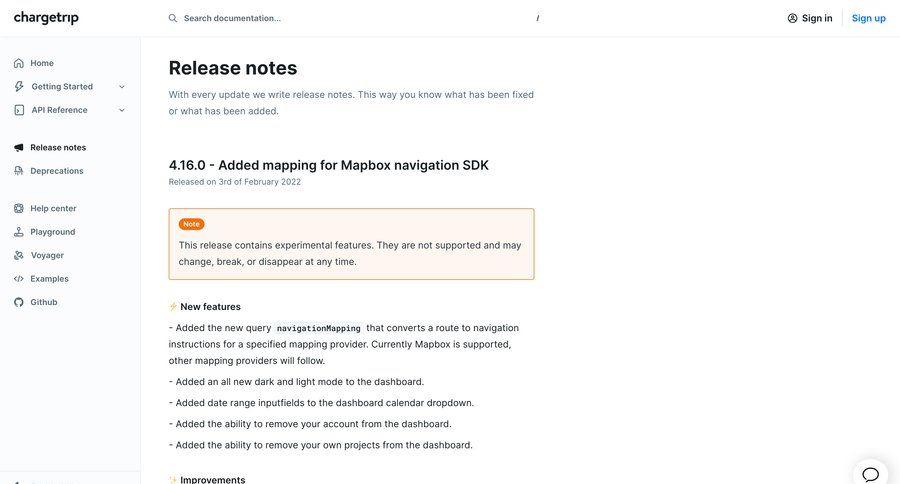 Chargetrip page examples | Nicelydone
