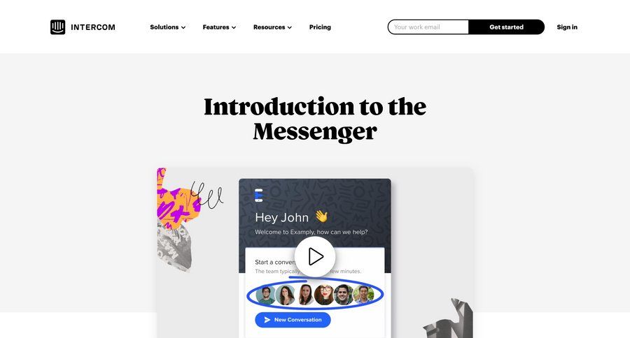 Intercom UI screen examples | Nicelydone
