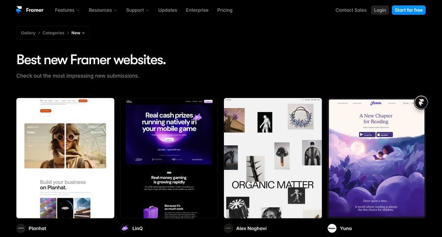 Framer UI screen examples | Nicelydone
