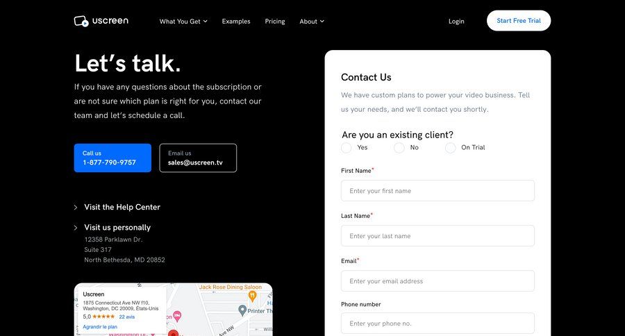 Uscreen UI screen examples | Nicelydone