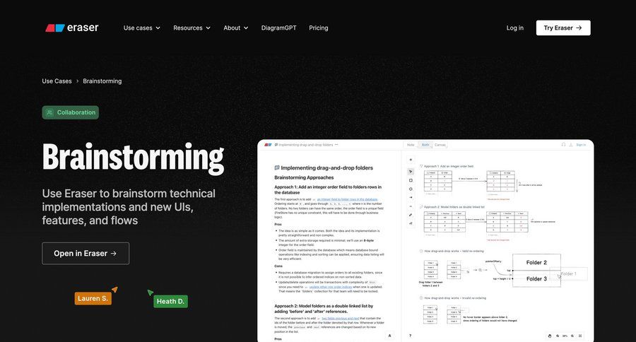Eraser UI screen examples | Nicelydone