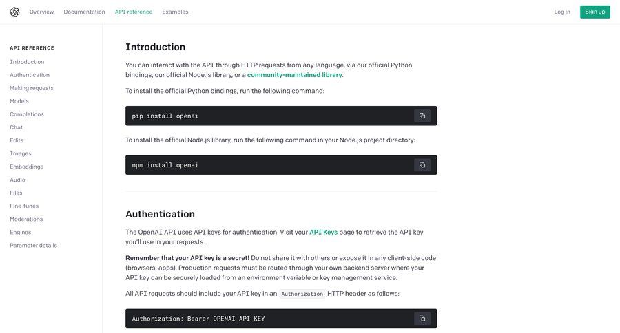 OpenAI page examples | Nicelydone