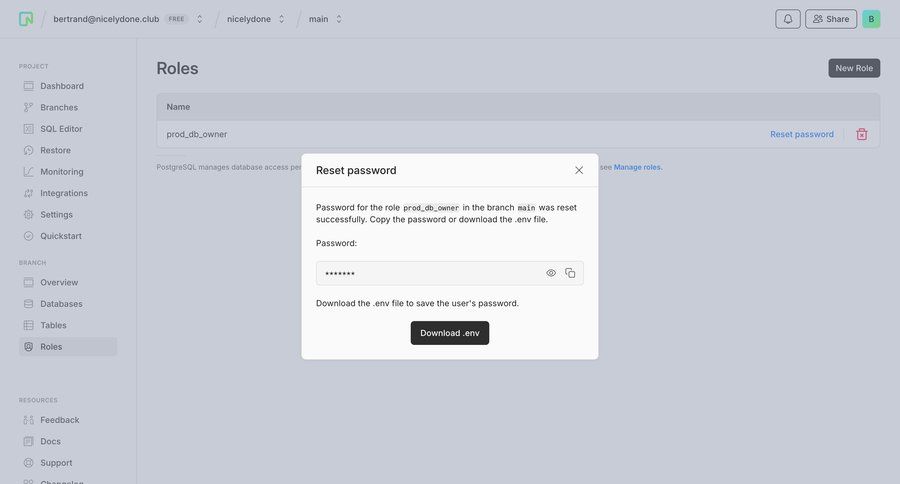 Password reset page design examples from Web apps