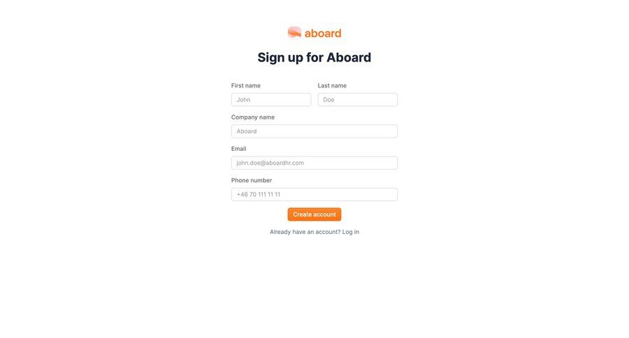 Aboard User flow examples | Nicelydone