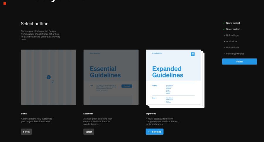 Standards UI screen examples | Nicelydone