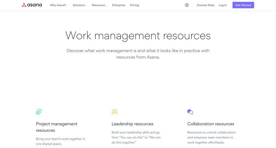 Asana UI screen examples