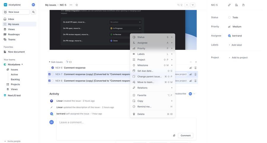 Bulk actions page design examples from Saas web applications | Nicelydone