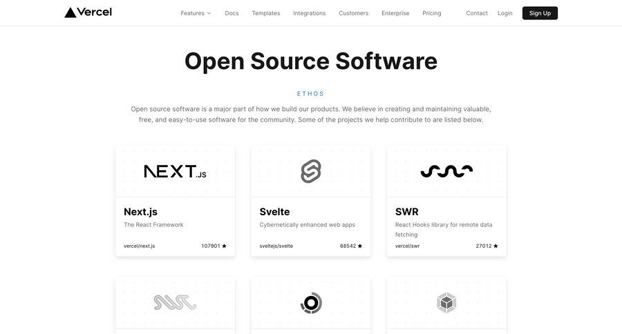 Vercel UI screen examples | Nicelydone