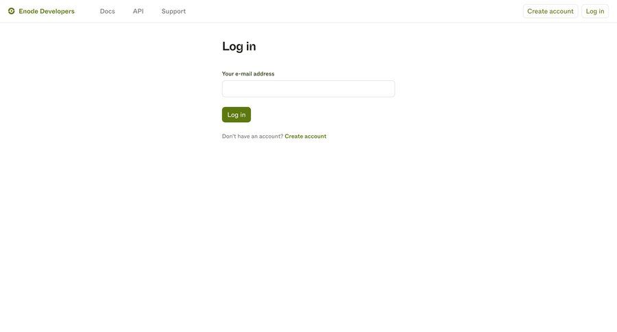 Enode page examples | Nicelydone