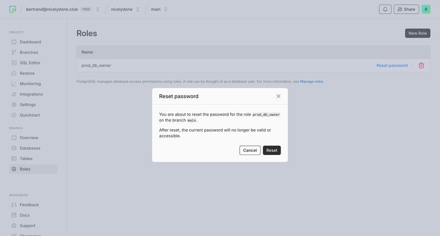 Password reset page design examples from Web apps