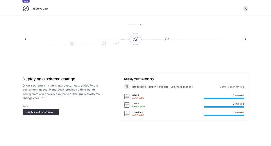 PlanetScale UI screen examples | Nicelydone