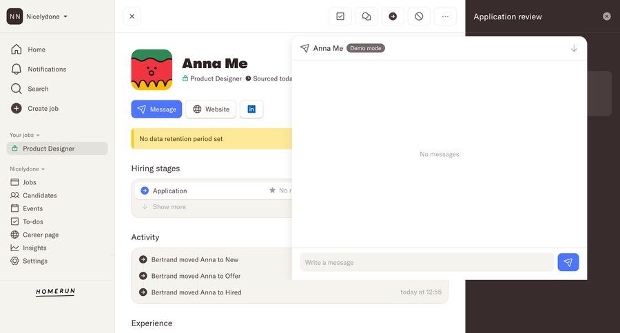 Profile examples from Saas web applications | Nicelydone