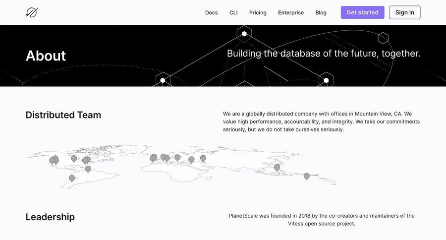 PlanetScale UI screen examples | Nicelydone
