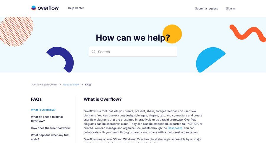 Overflow UI screen examples | Nicelydone