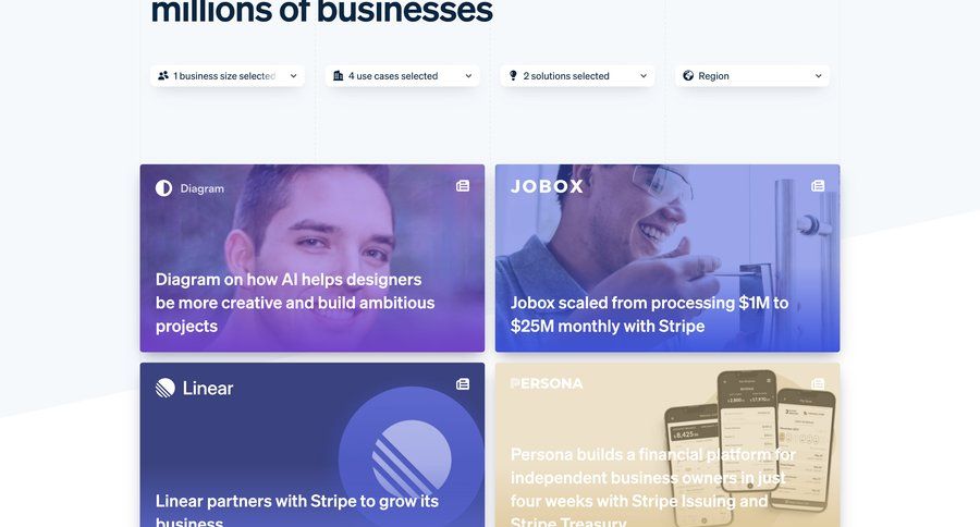 Customer stories page design examples from Saas web applications ...