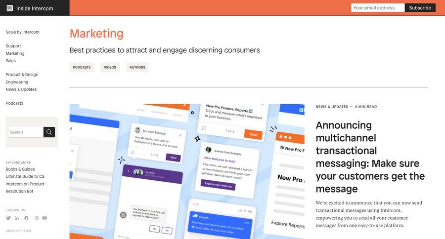 Intercom UI screen examples | Nicelydone
