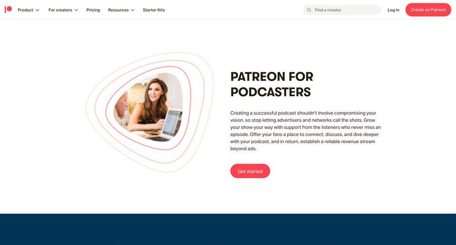 Patreon UI screen examples | Nicelydone