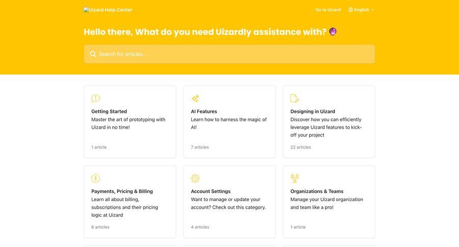 Uizard UI screen examples | Nicelydone