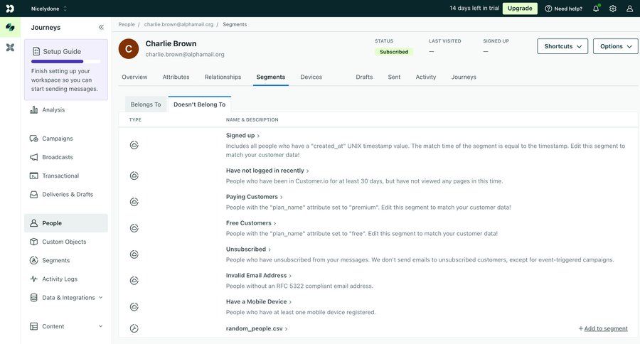 Profile page design examples from Saas web applications | Nicelydone