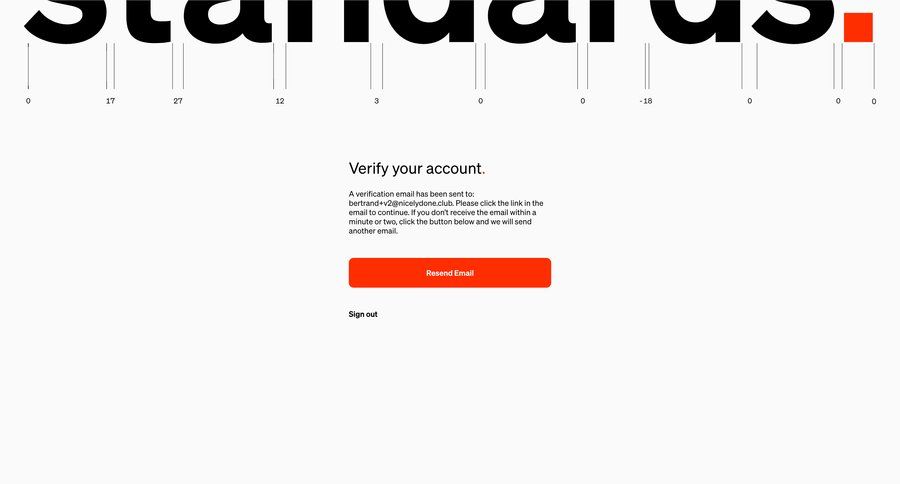 Standards UI screen examples | Nicelydone