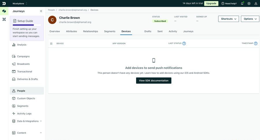 Profile page design examples from Saas web applications | Nicelydone