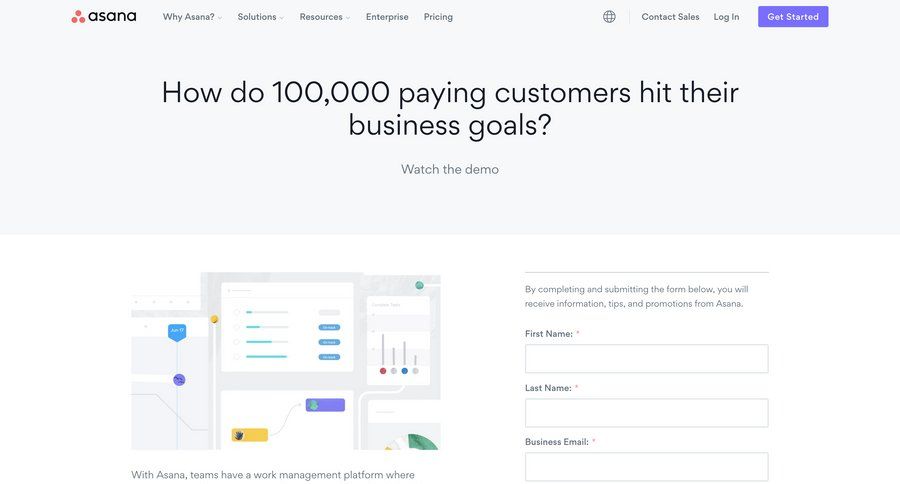 Asana UI screen examples