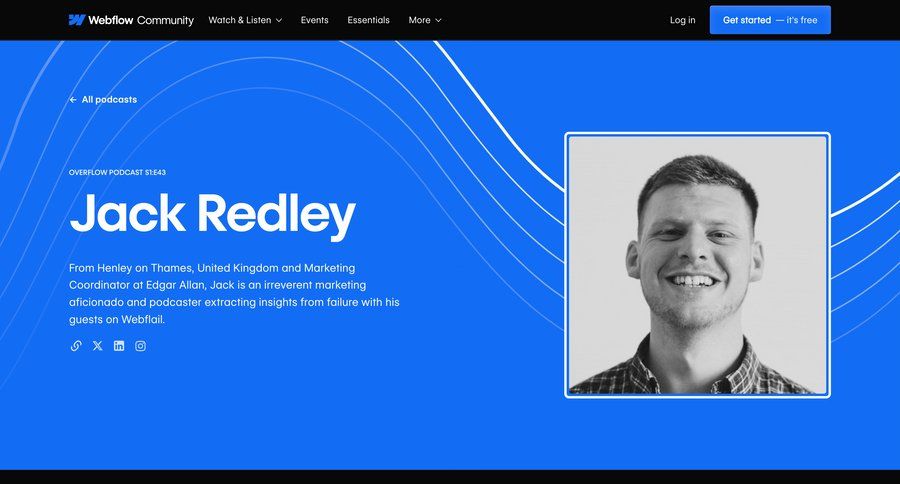 Webflow UI screen examples | Nicelydone