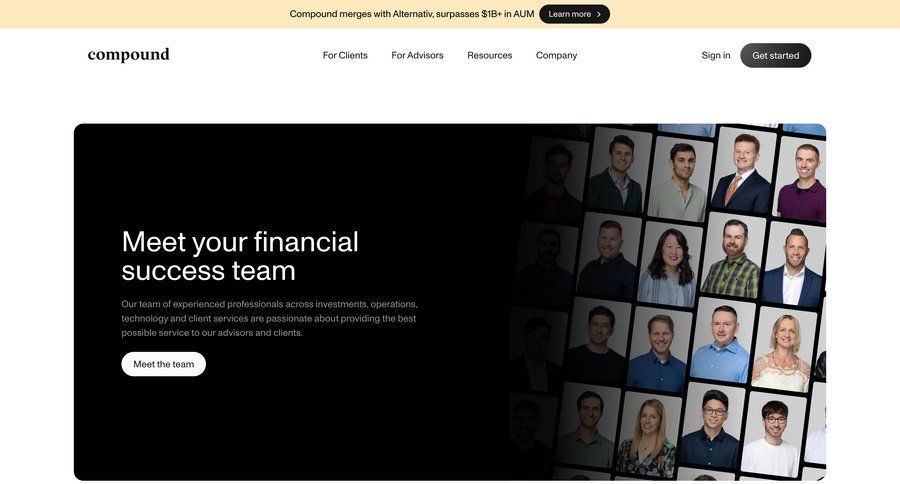 Compound Planning UI screen examples