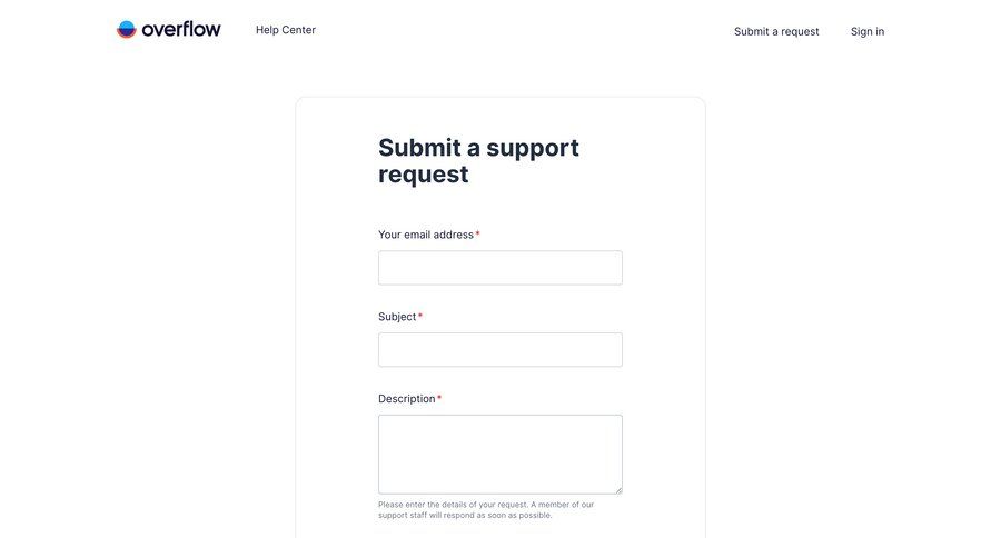 Overflow UI screen examples | Nicelydone