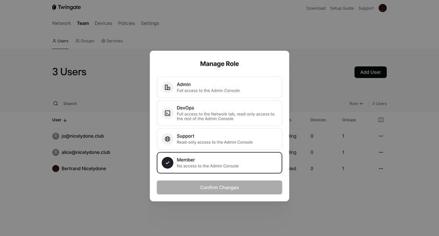 Managing roles and permissions user flow examples | Nicelydone