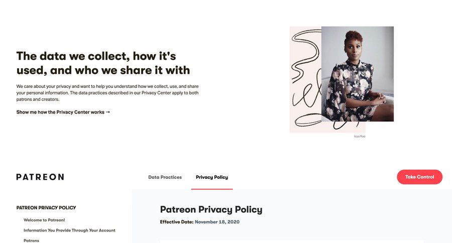 Patreon UI screen examples | Nicelydone