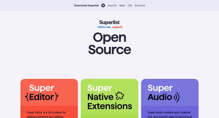 Superlist UI screen examples | Nicelydone