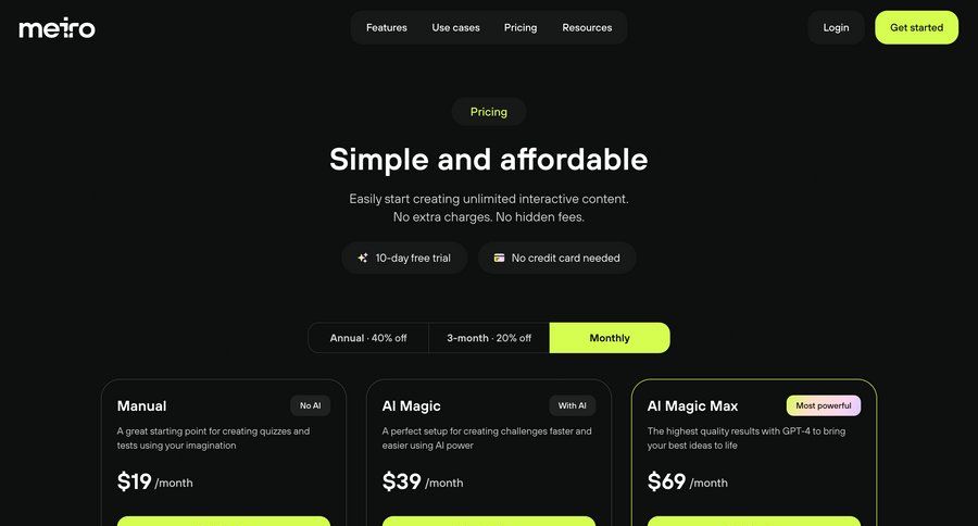 Meiro UI screen examples | Nicelydone