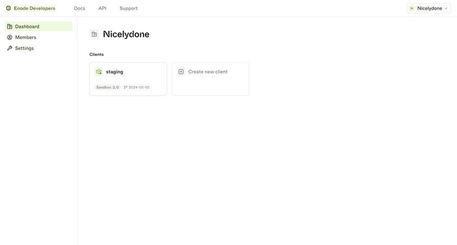 Enode UI screen examples | Nicelydone