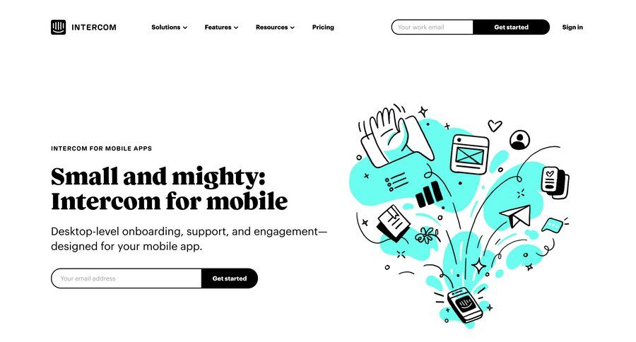 Intercom UI screen examples | Nicelydone