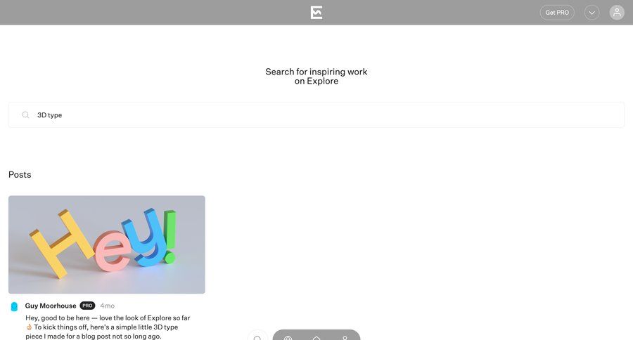 Explore page examples | Nicelydone
