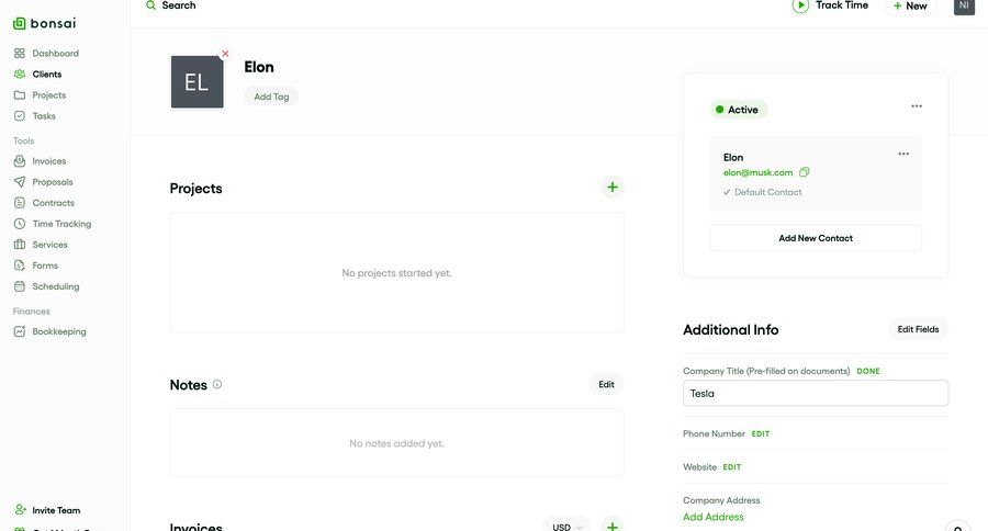 Profile examples from Saas web applications | Nicelydone