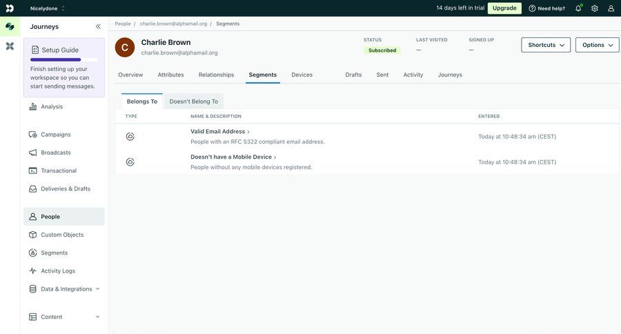 Profile page design examples from Saas web applications | Nicelydone